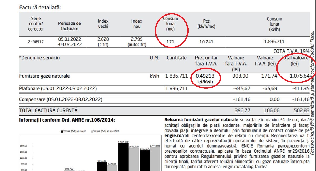 Facturile la gaze ne dau frisoane. Cât ar fi avut de plată un prahovean ...