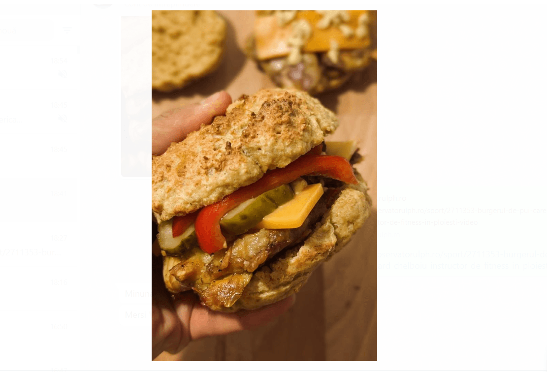 Burgerul de pui care vă ajută să slăbiți! Rețeta lui Leonard Chelboiu ...