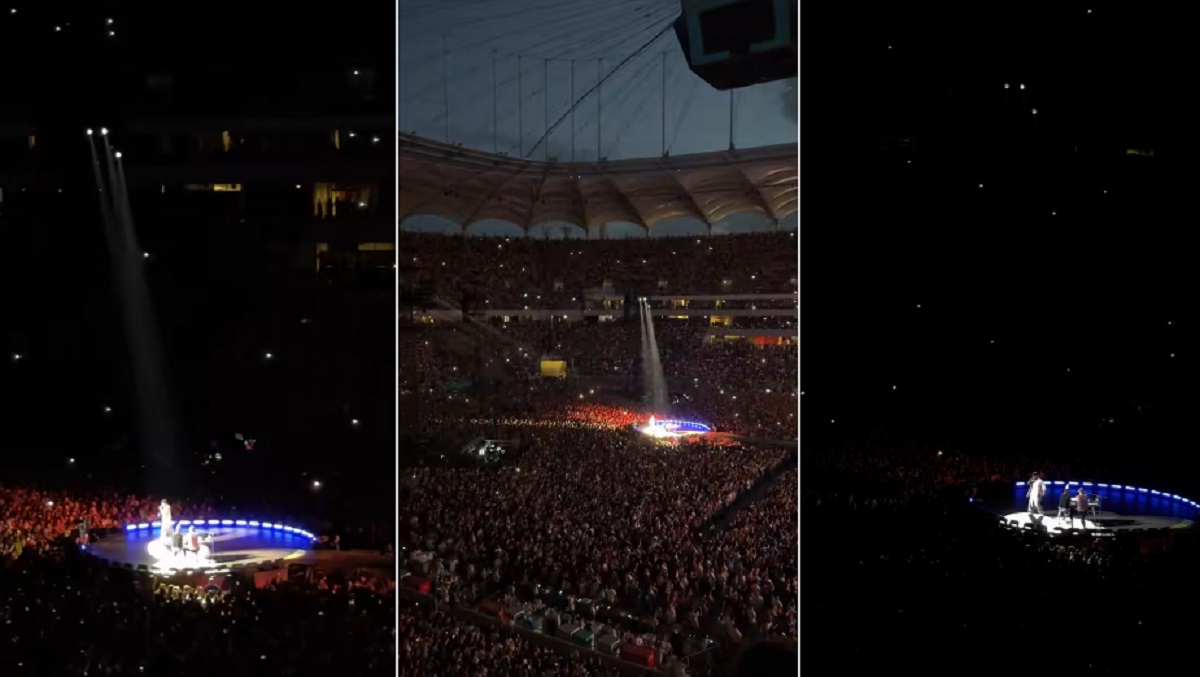 Moment inedit la concertul Coldplay de la București: Babasha, un ...