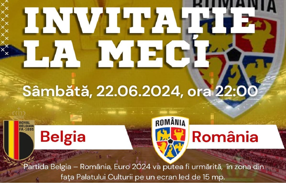 Meciul România - Belgia poate fi urmărit în centrul Ploieștiului. Ce ...