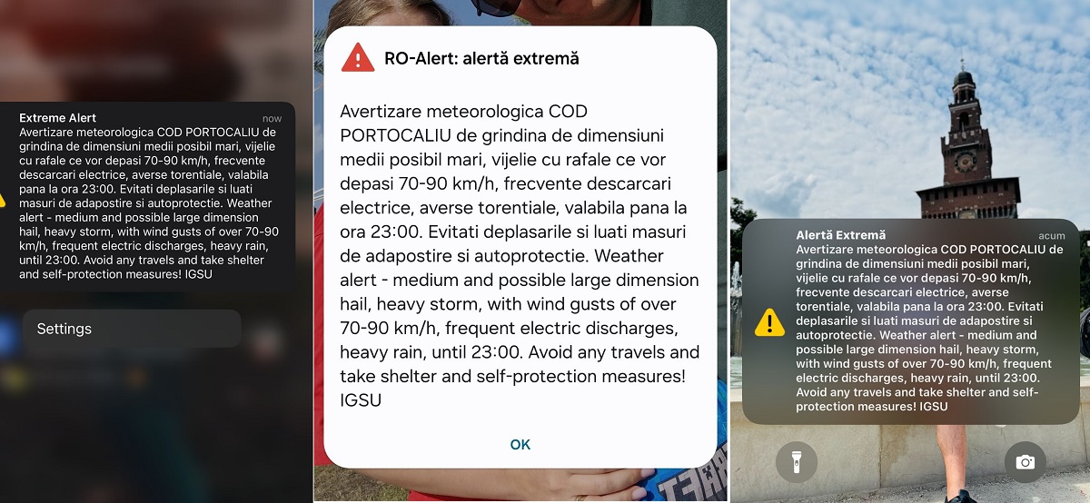 Mesaje RO-Alert transmise în 38 de localități din Prahova, seara ...
