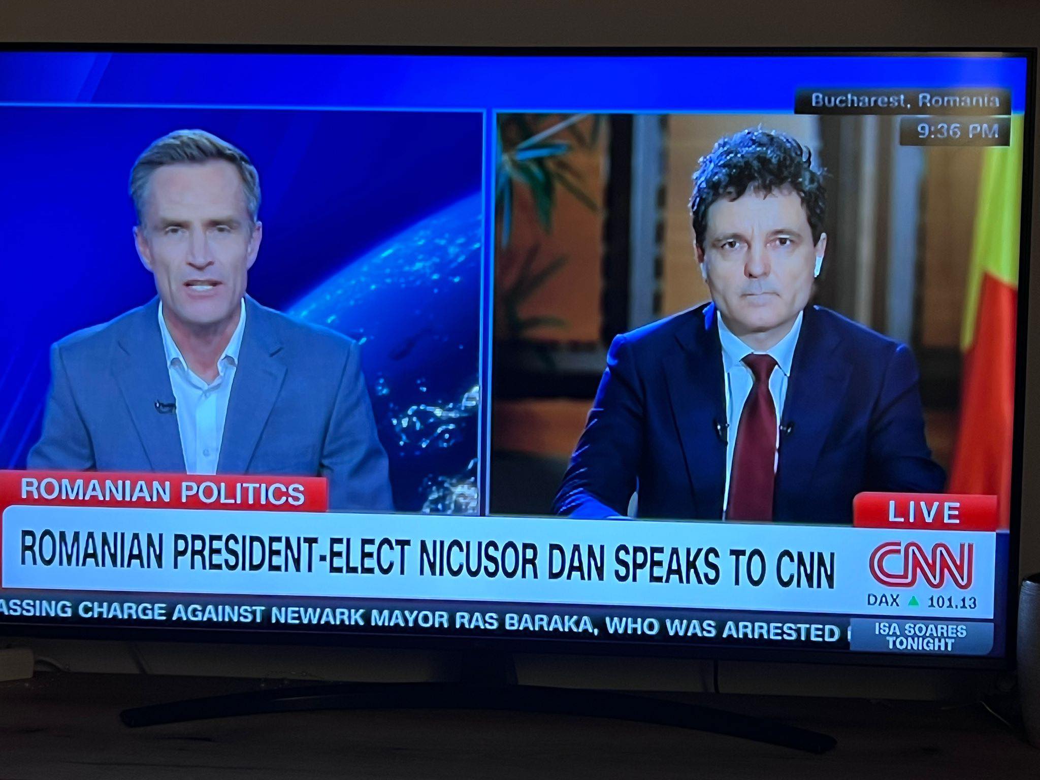 Nicușor Dan, interviu la CNN: ”Simion nu a fost favorizat de Trump ...