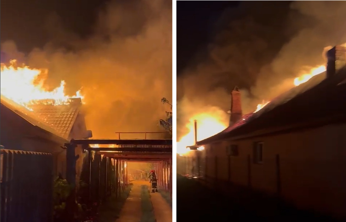 Incendiu violent la o casă din Fulga. Pericol de explozie ...