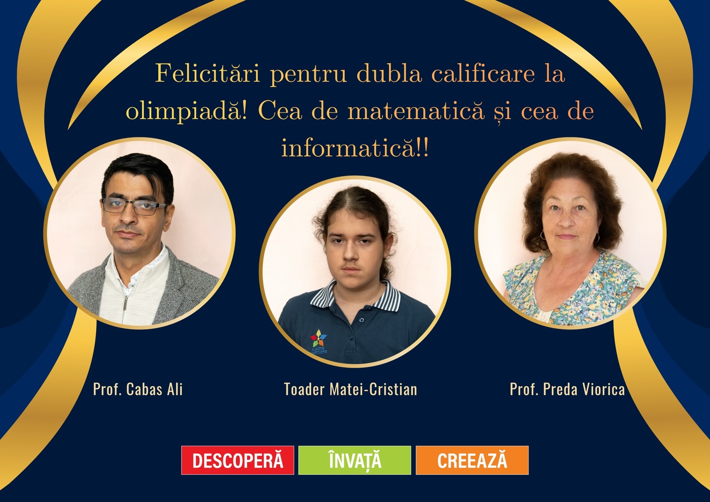 Elev al Școlii Spectrum Ploiești, calificat la două olimpiade naționale ...