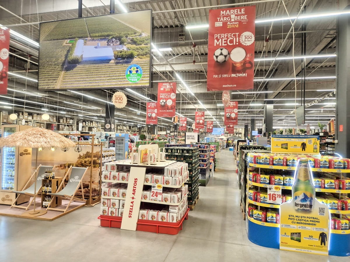 În vara campionatului mondial de fotbal, Târgul de Bere din Auchan ...